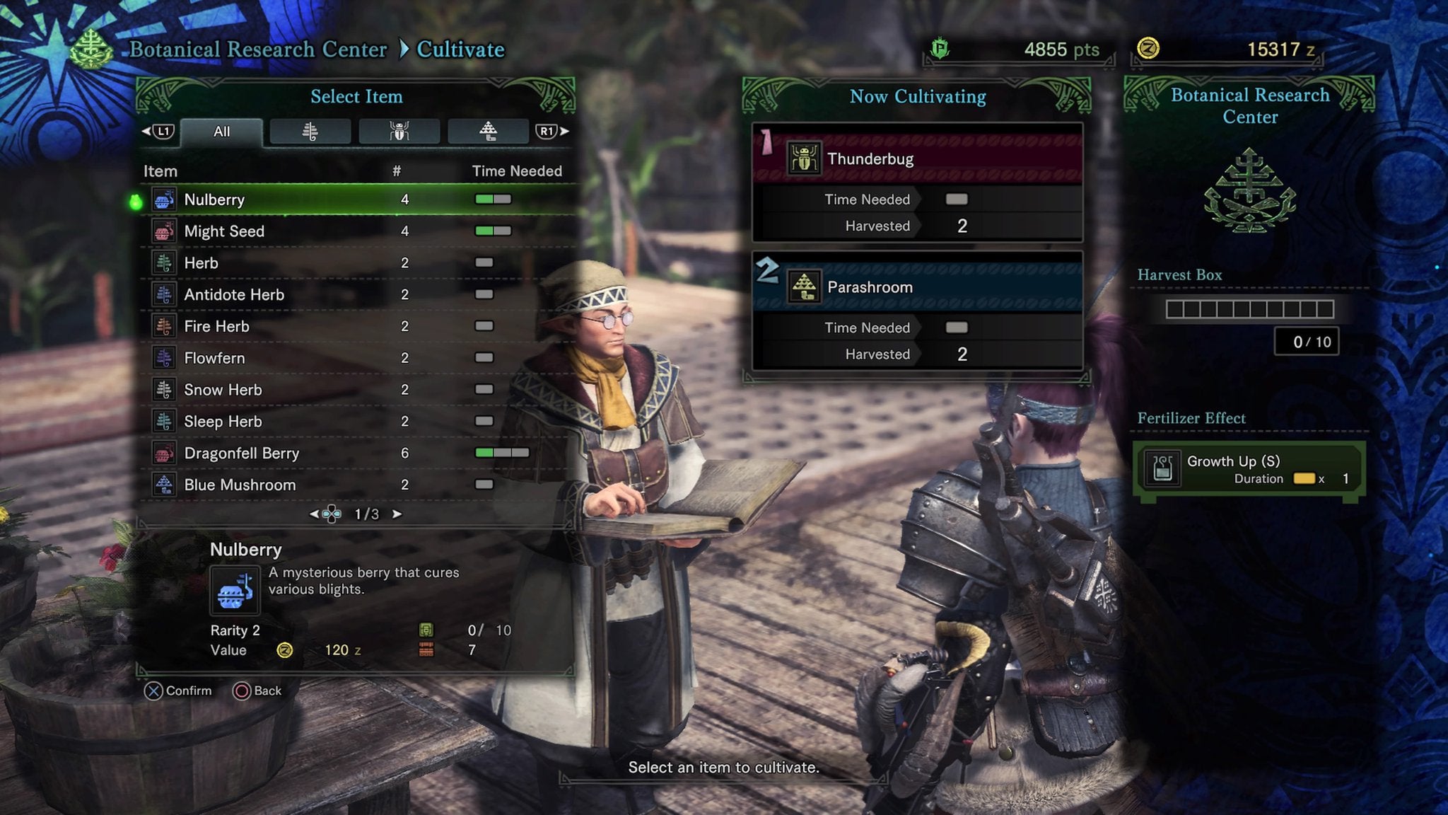 Monster Hunter World - Botanical Research Center, Como Cultivar Plantas ...