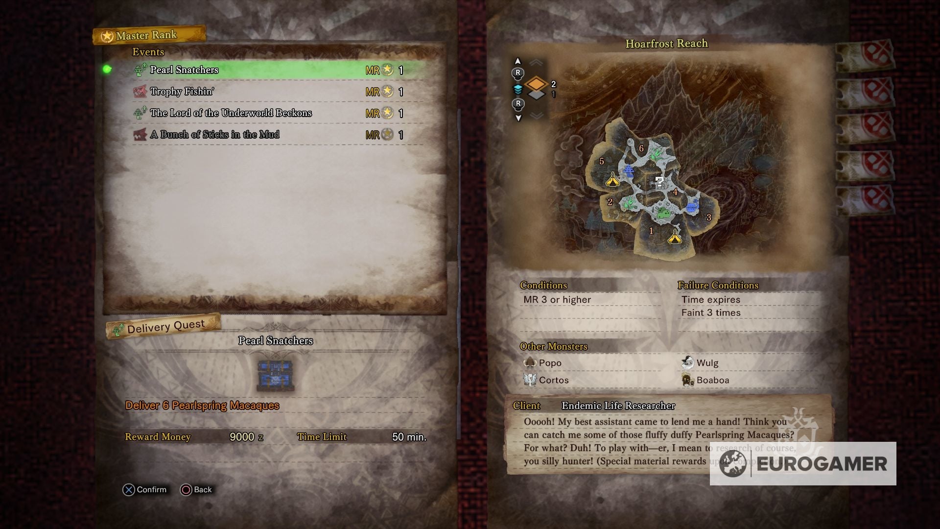 Monster Hunter World - Pearlspring Macaque locations for completing the ...