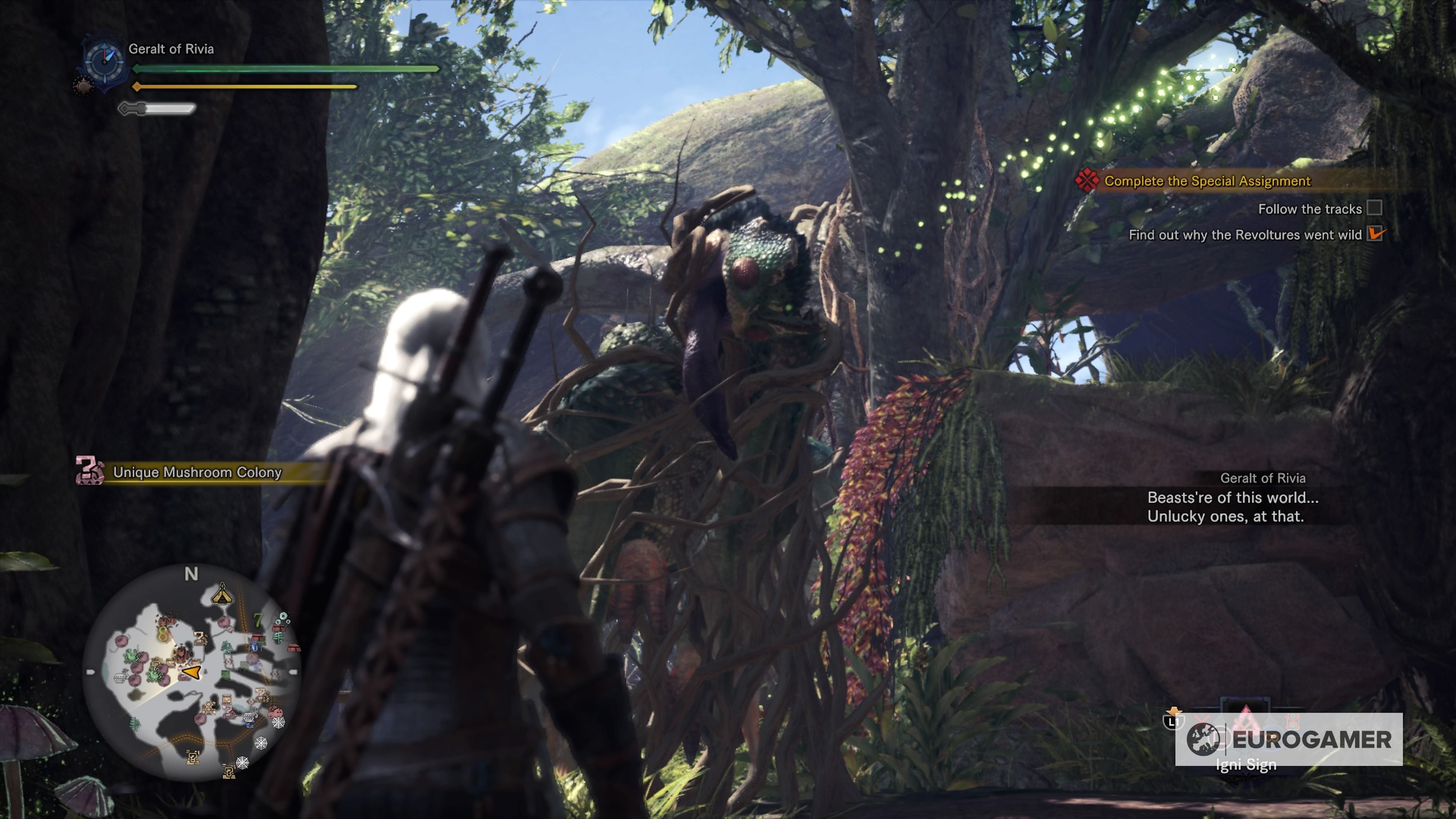 Monster Hunter World The Witcher quest guide | Eurogamer.net