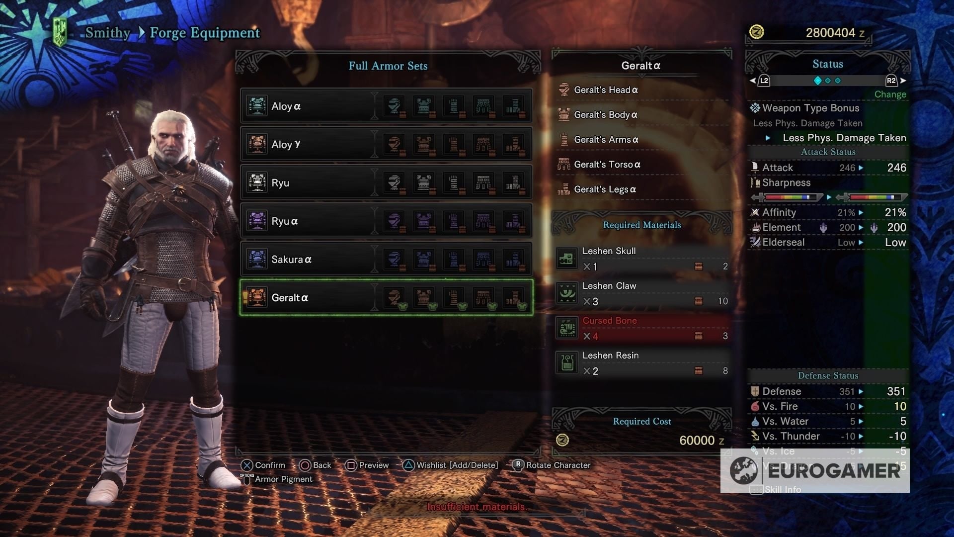 Monster Hunter World The Witcher quest guide | Eurogamer.net