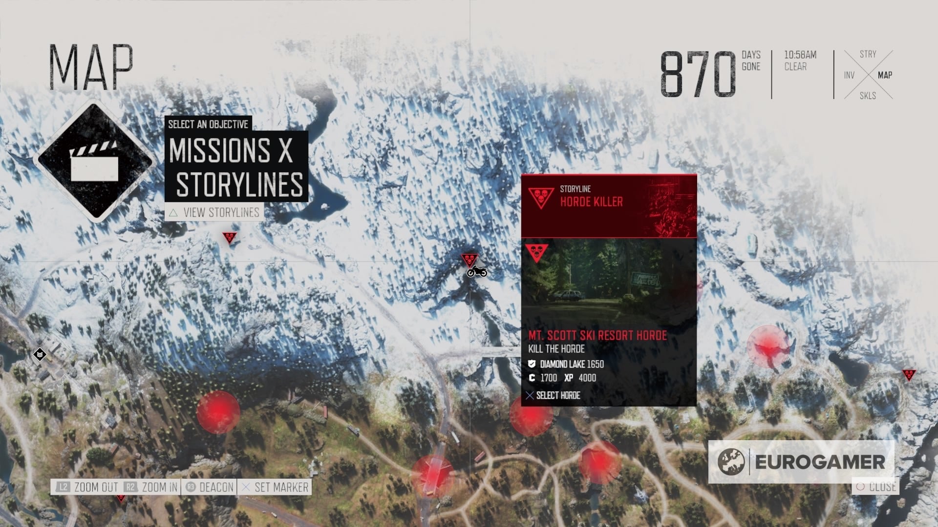 Days Gone Horde locations list, maps and tips to take down a Horde ...