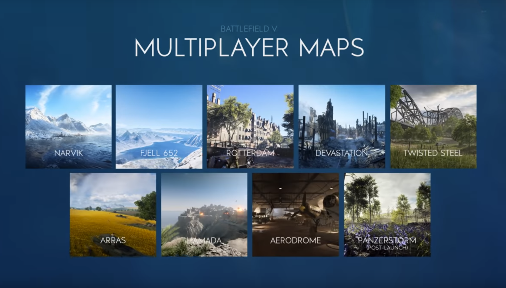 Battlefield 5's eight multiplayer maps available at launch detailed ...