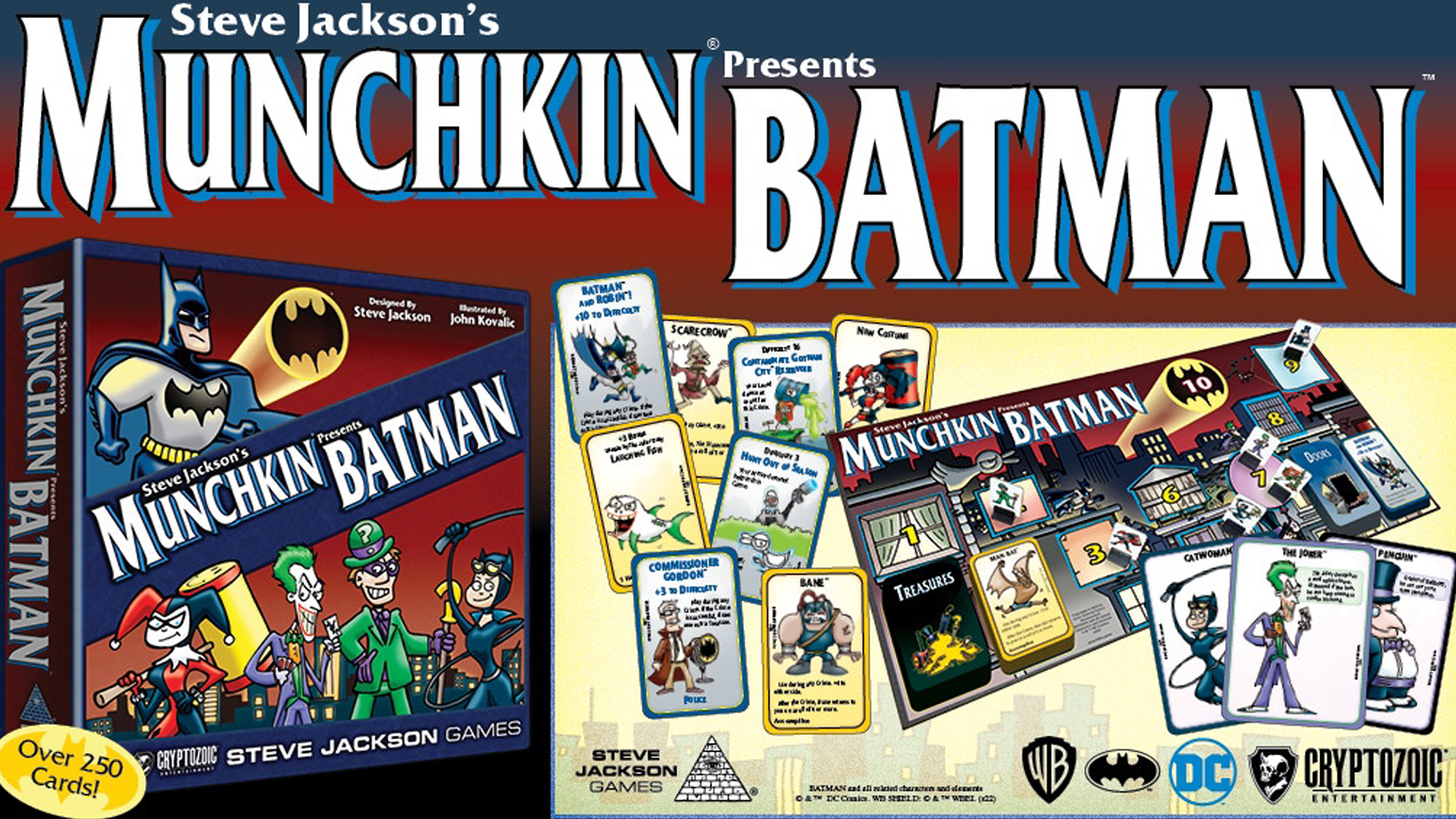 Munchkin Batman features The Dark Knight, The Joker and more | Dicebreaker