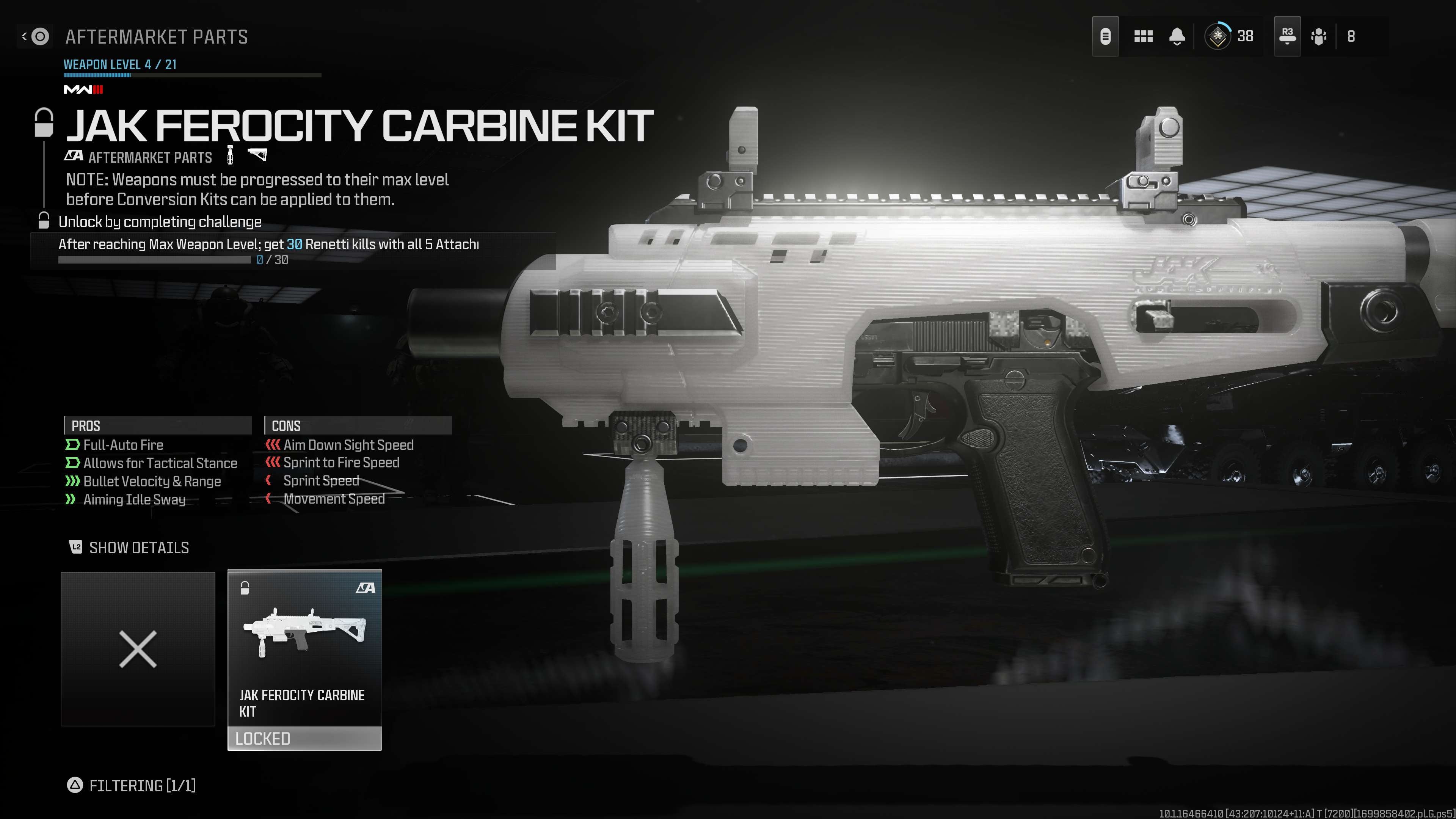 Best Renetti Jak Ferocity loadout and class build for Warzone and MW3 ...