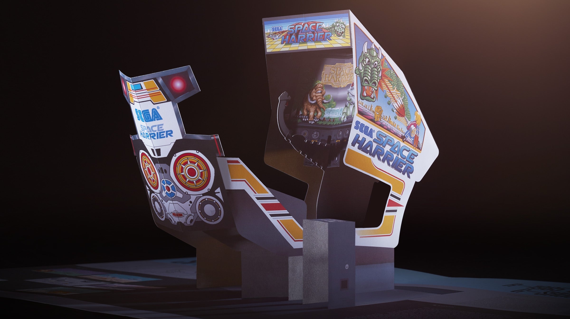 New pop-up book makes Sega arcade cabinets come alive in paper form ...