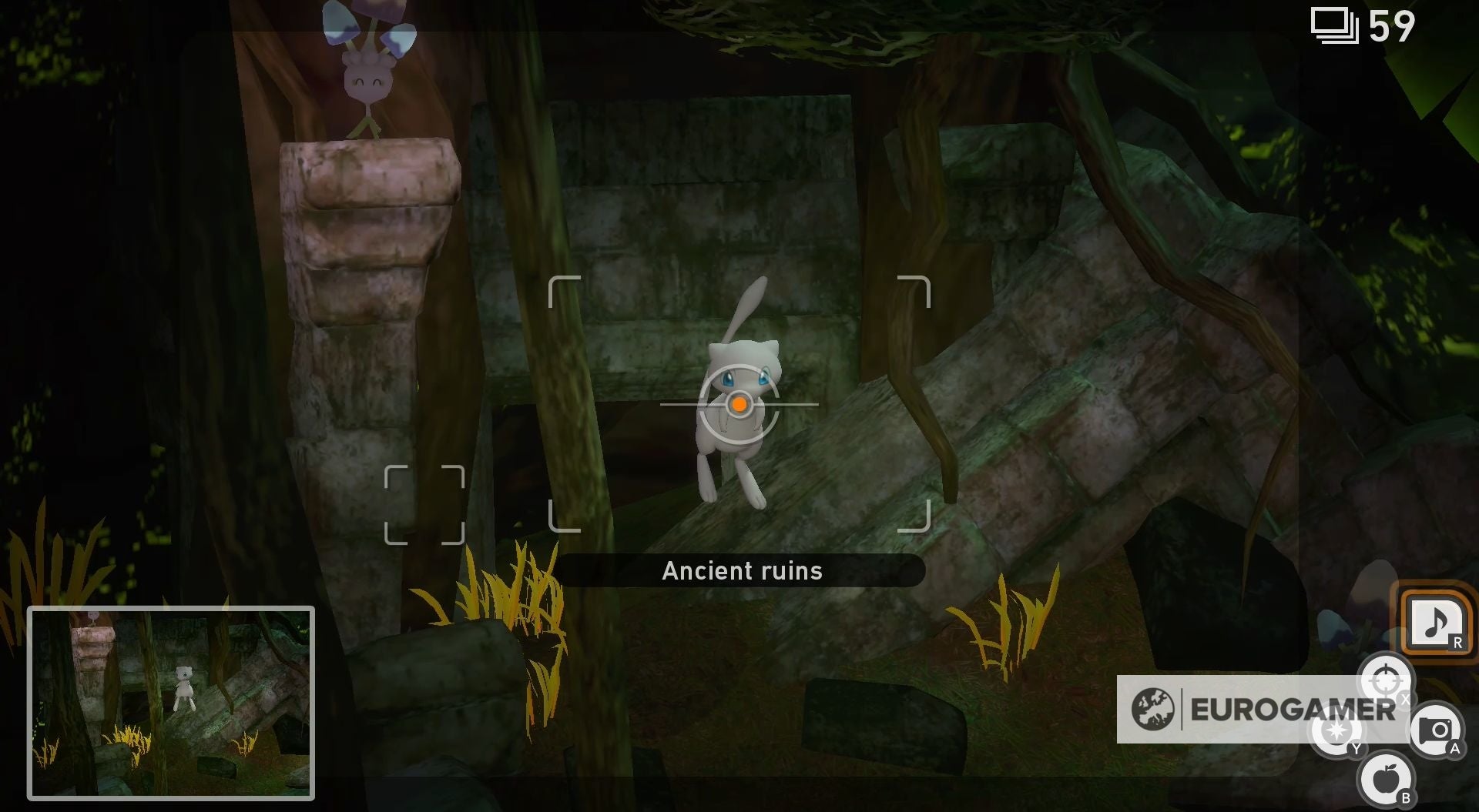 New Pokémon Snap - Mew locations in the Jungle Day and Night courses ...