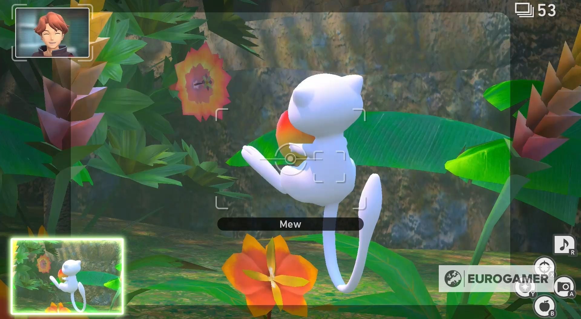 New Pokémon Snap - Mew locations in the Jungle Day and Night courses ...