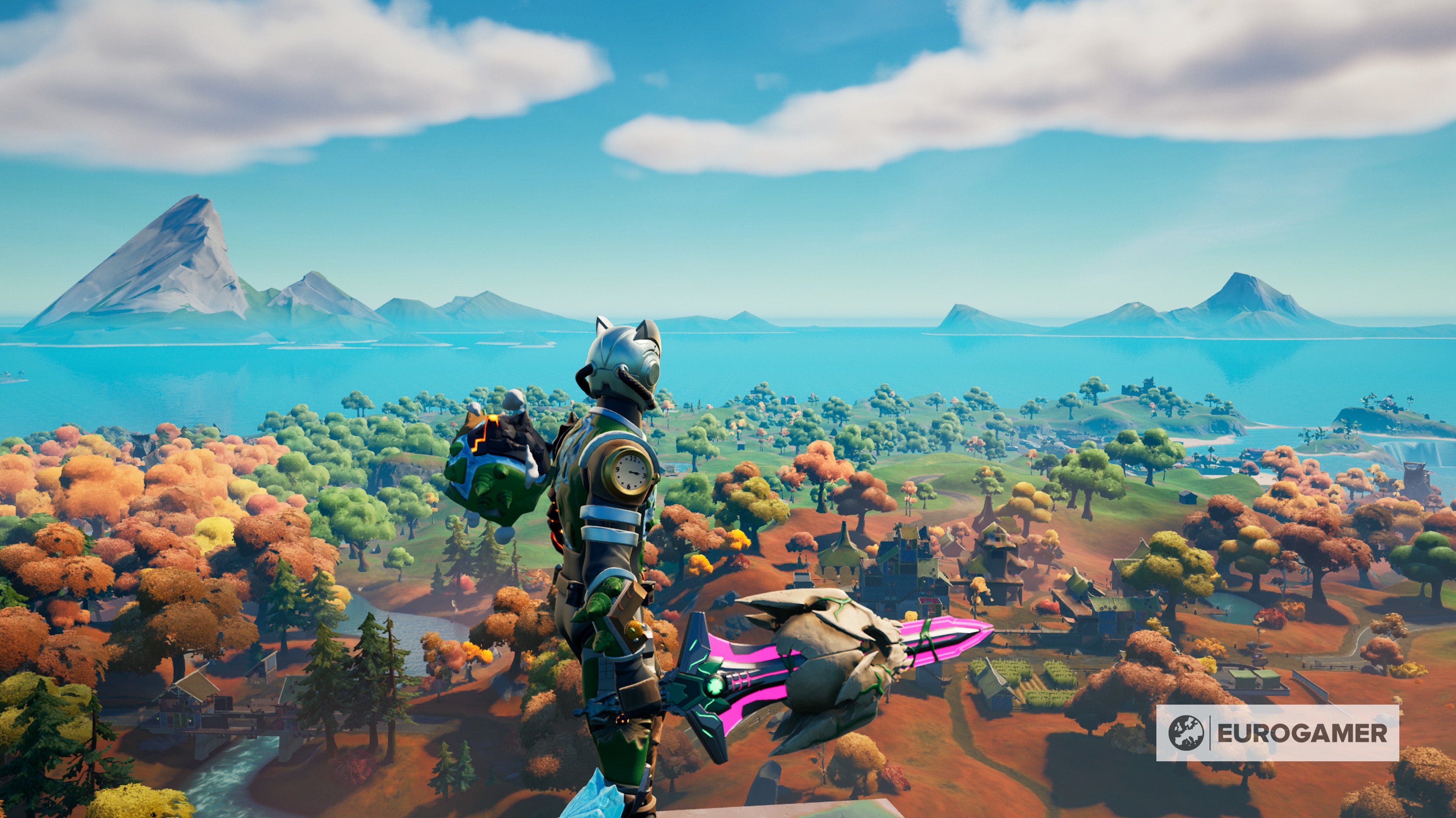 Fortnite's old map is back... as a skin | Eurogamer.net