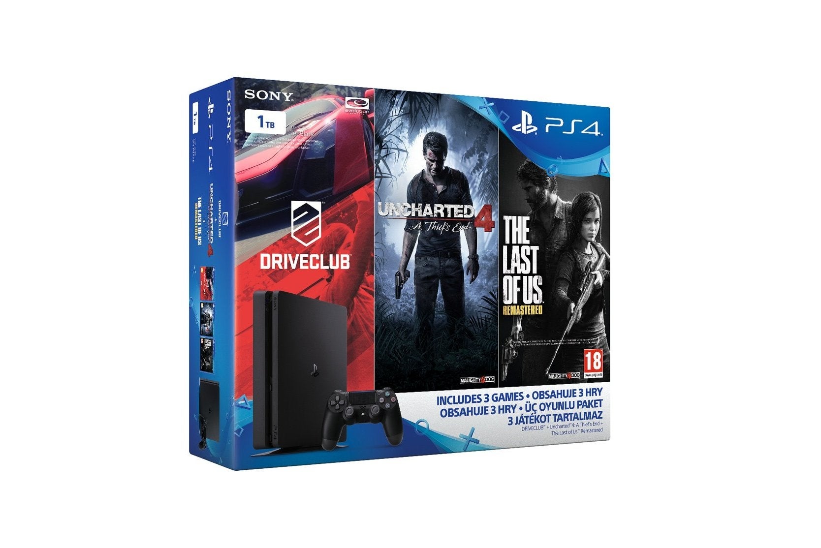 Sony annuncia tre bundle che includono una PS4 da 1 TB Uncharted 4 e altri due giochi Eurogamer