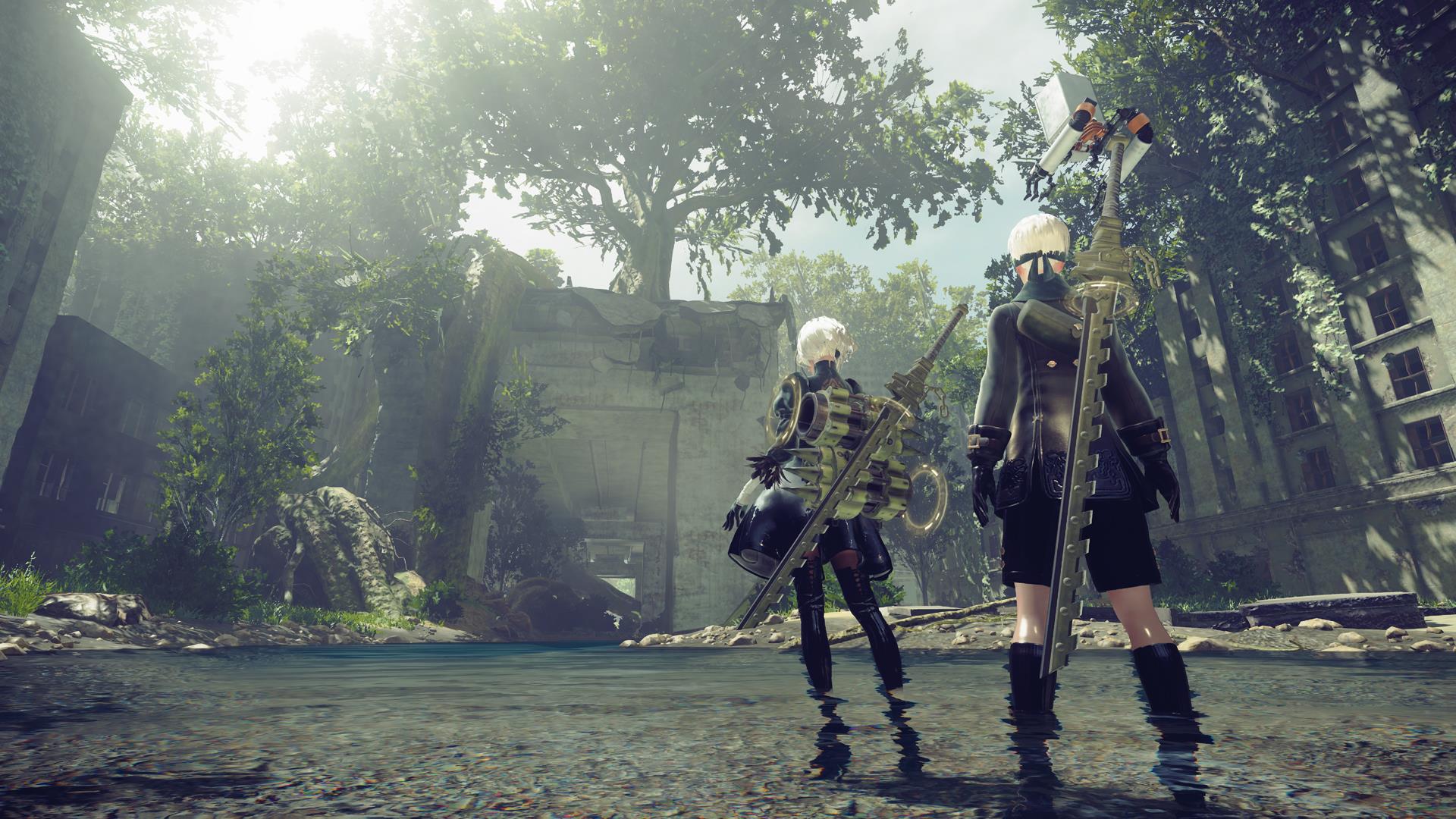 Modders fix Nier: Automata's resolution bug on PC, drastically improve ...