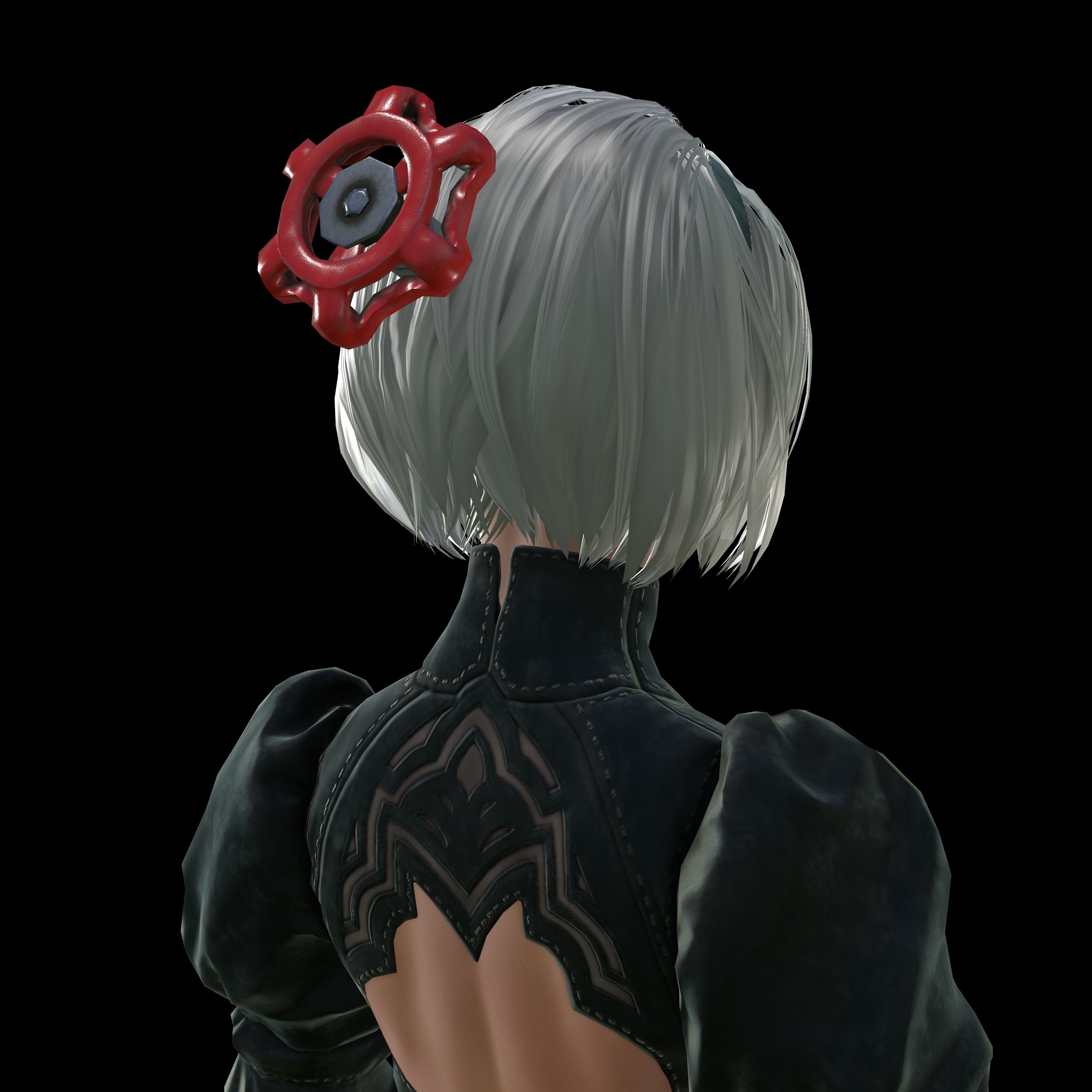 Nier: Automata comes with a Valve accessory you can attach to 2B’s head ...