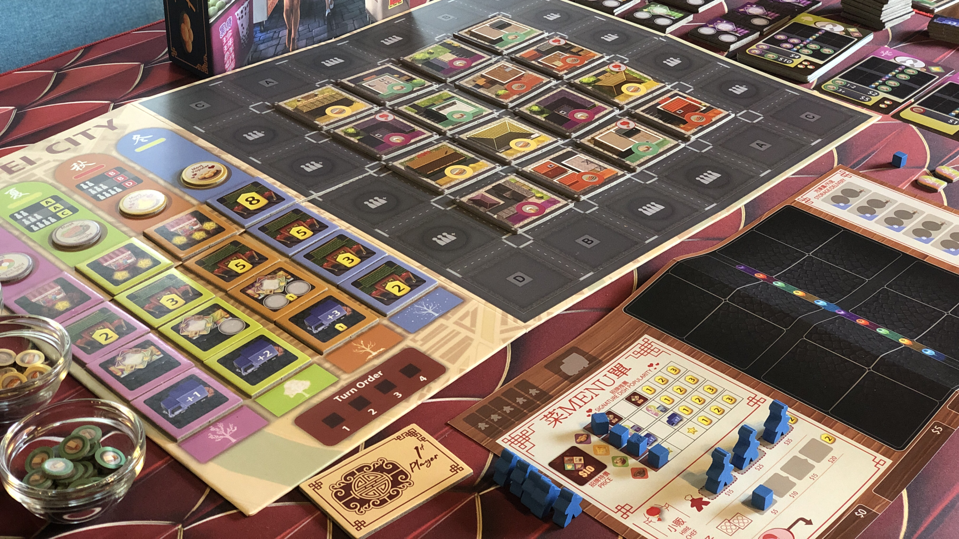Night Market is a Eurogame that wants to celebrate the food stalls of ...