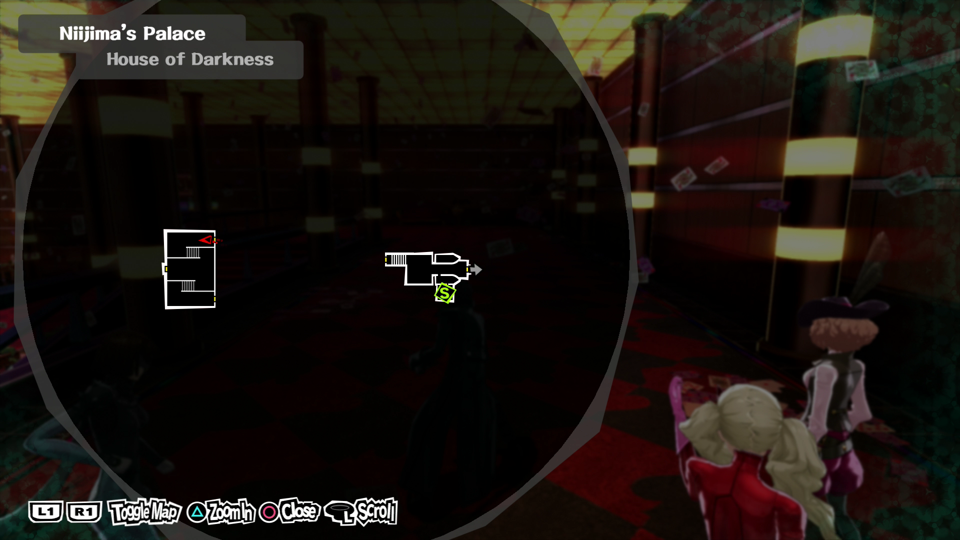Persona 5: Niijima Palace - Members Floor, House of Darkness Maze ...