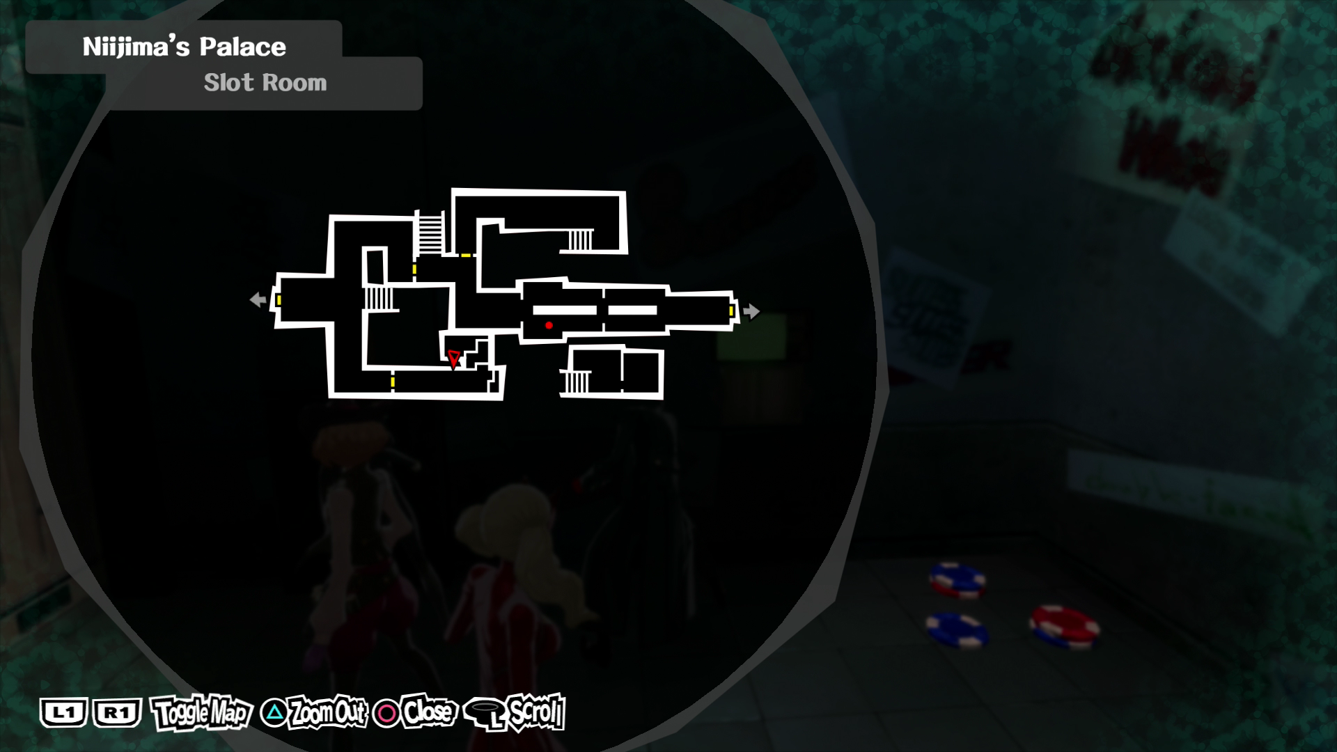 Persona 5: Niijima Palace - Members Floor, House of Darkness Maze ...