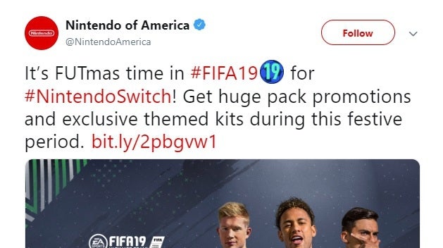Fifa 19 Officially Confirmed For Nintendo Switch Launches E3 2018: