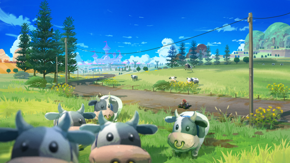 Explicada a presença da Vaca em Mario Kart World | Eurogamer.pt