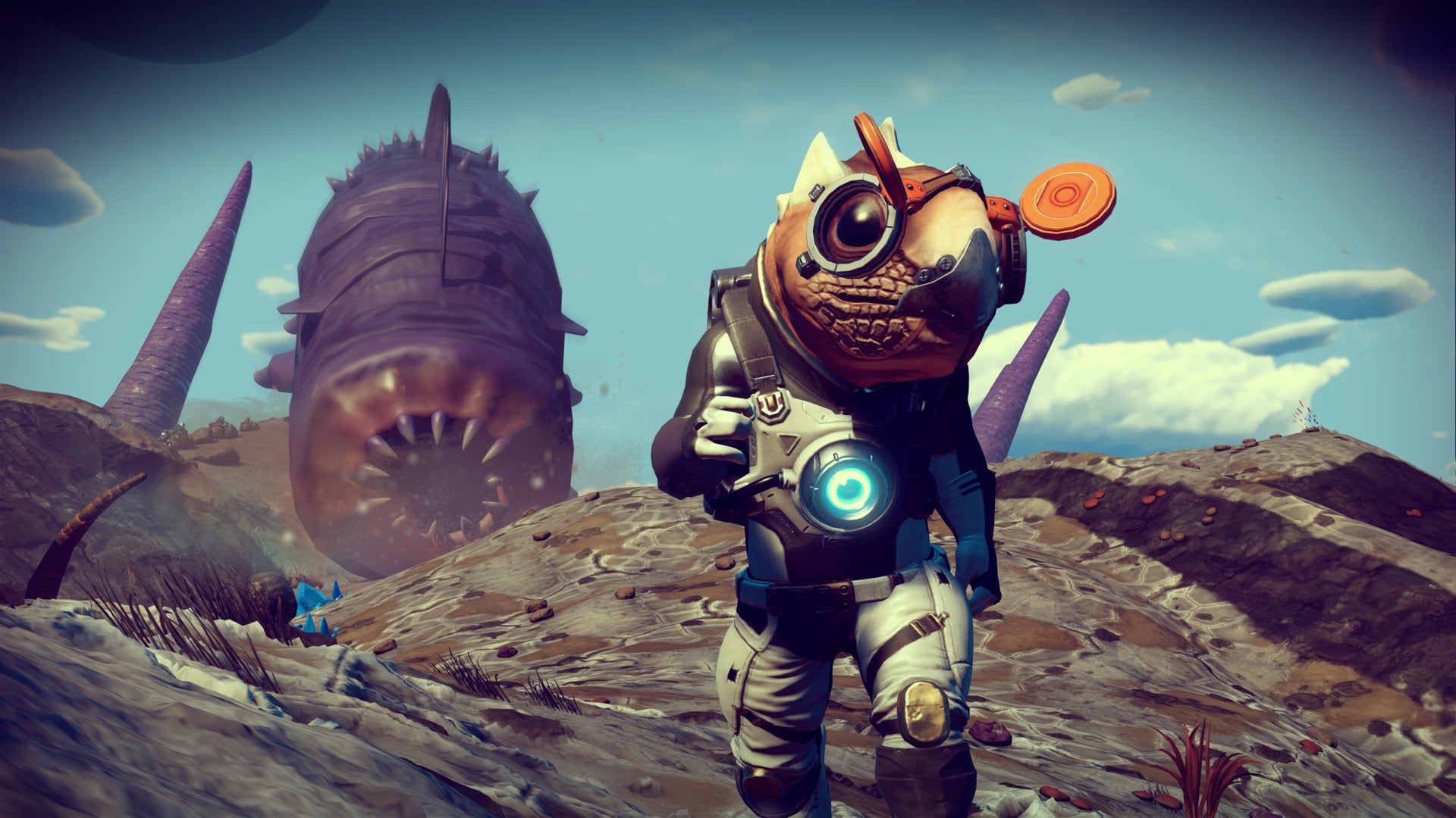 Six years later, No Man's Sky finally gets its sandworm | Eurogamer.net