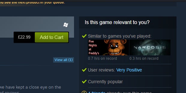 How Steam selects the games it shows you (according to Steam) | Rock ...