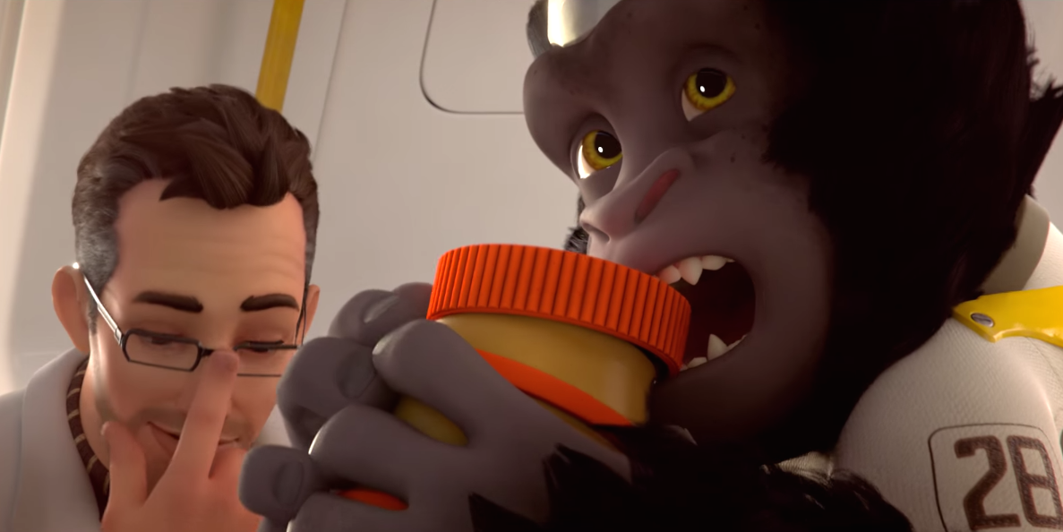 Baby Winston Overwatch Here's A Closer Look At The First Overwatch