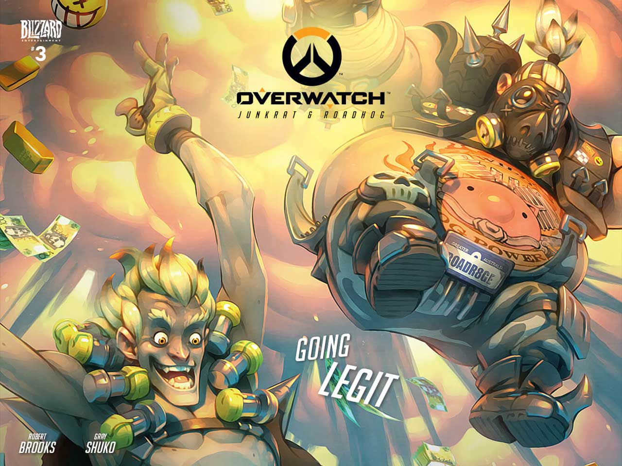 Overwatch characters Junkrat and Roadhog star in latest comic issue | VG247