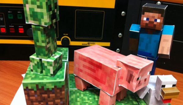 And Then There's The Minecraft Papercraft | Rock Paper Shotgun