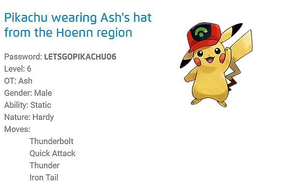 Get Pikachu wearing five of Ash’s Hats in Pokemon Ultra Sun and Ultra ...