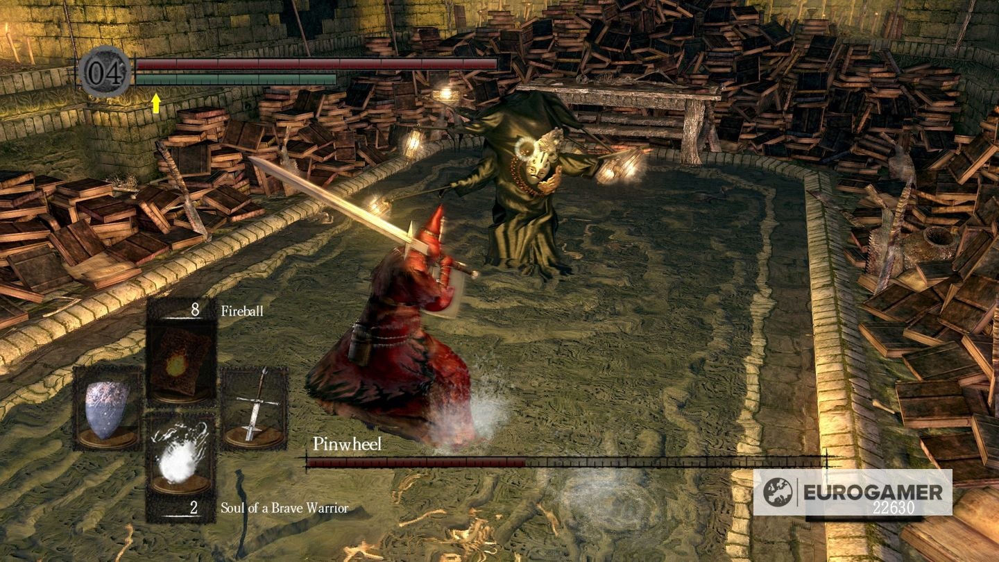 Dark Souls - Pinwheel boss strategy | Eurogamer.net
