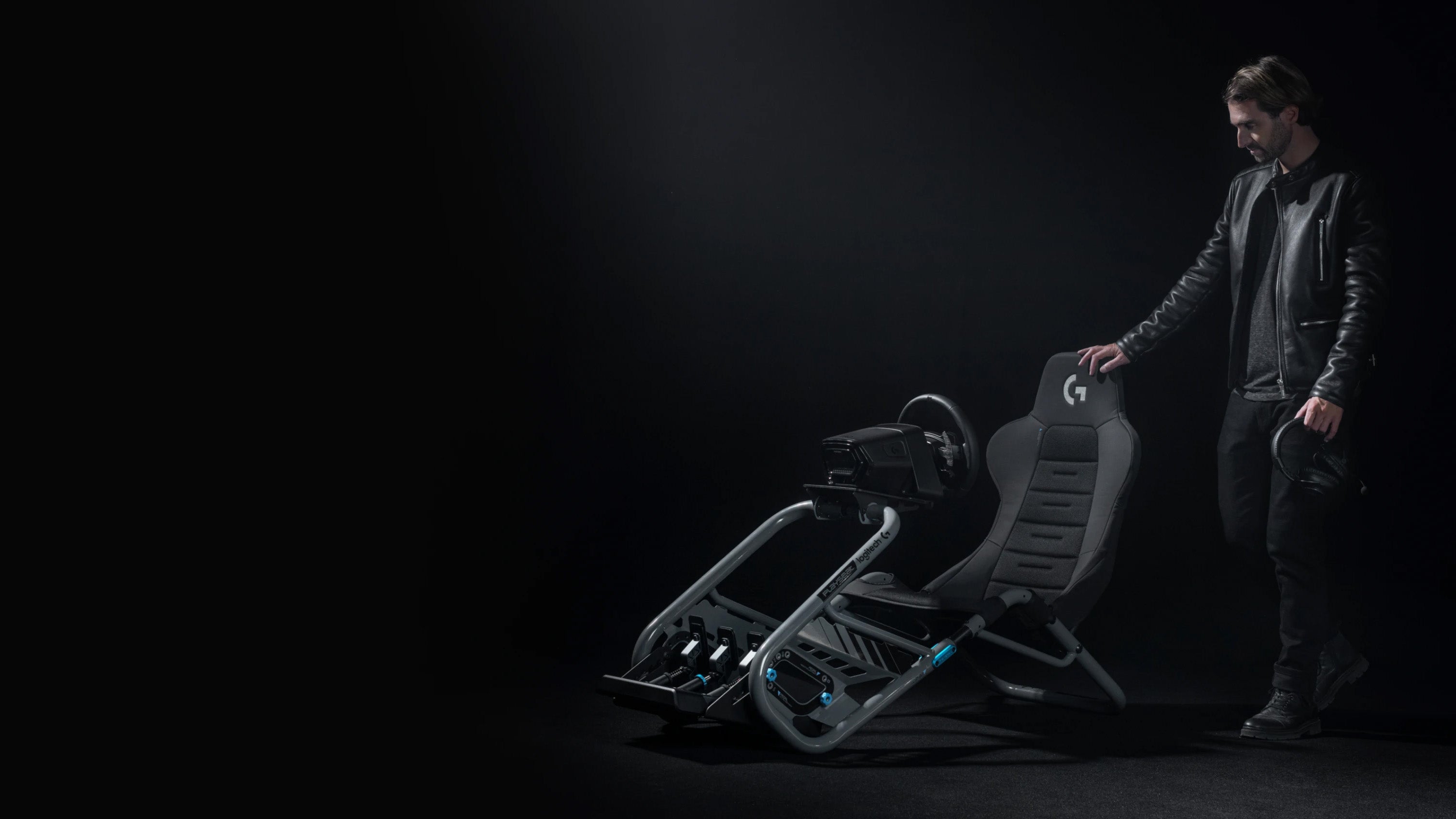 Logitech Pro Racing Wheel, Pro Racing Pedals and Playseat Trophy ...