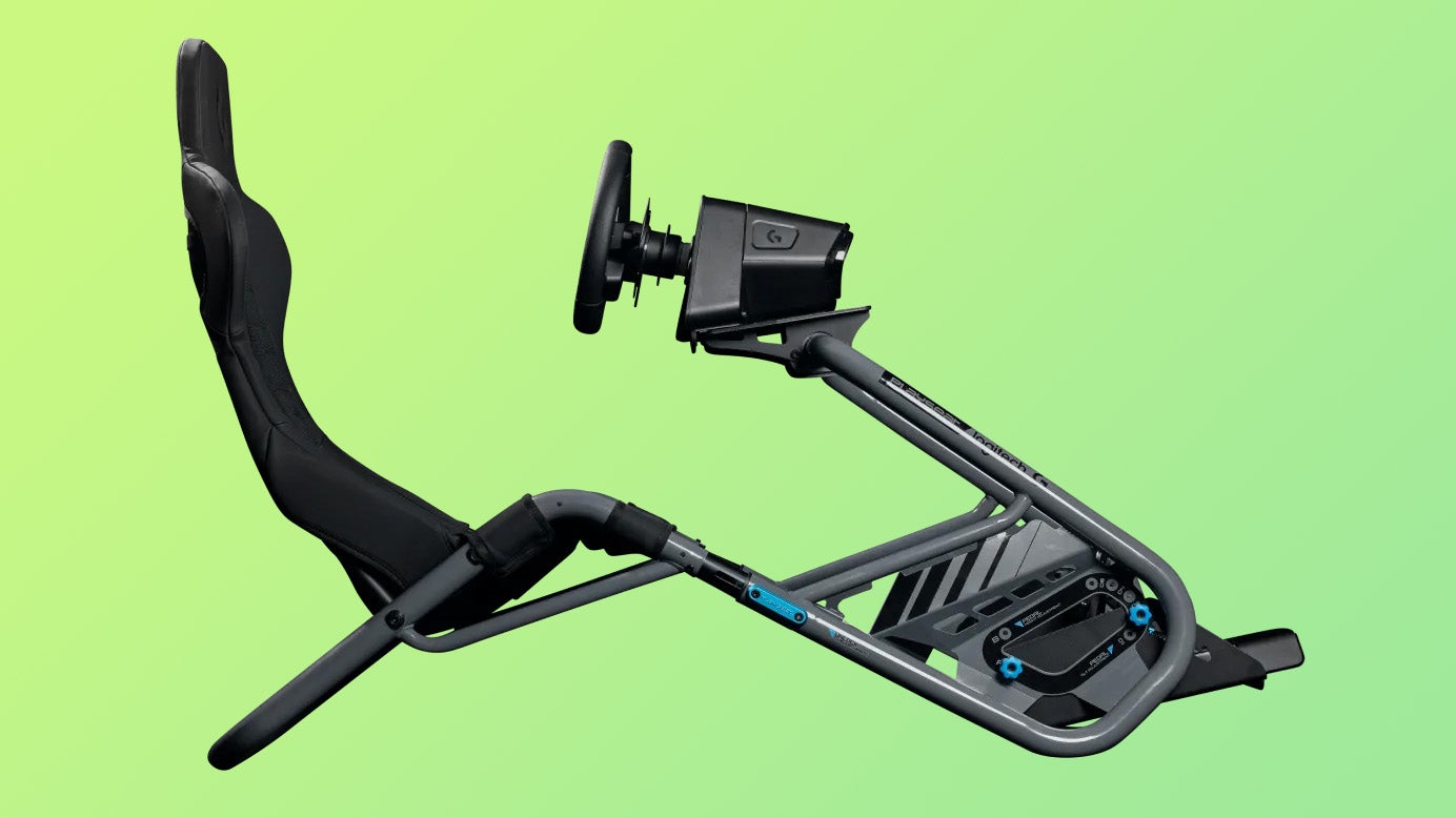Logitech Pro Racing Wheel, Pro Racing Pedals and Playseat Trophy ...