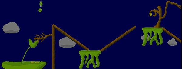 The Expelations of The Little Green Pod Man | Rock Paper Shotgun