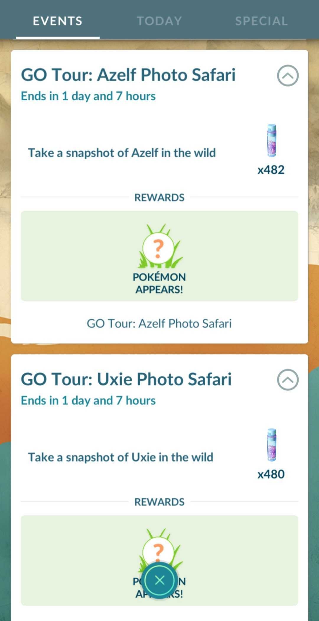 How to get Azelf, Uxie and Mesprit in Photo Safari in Pokémon Go ...