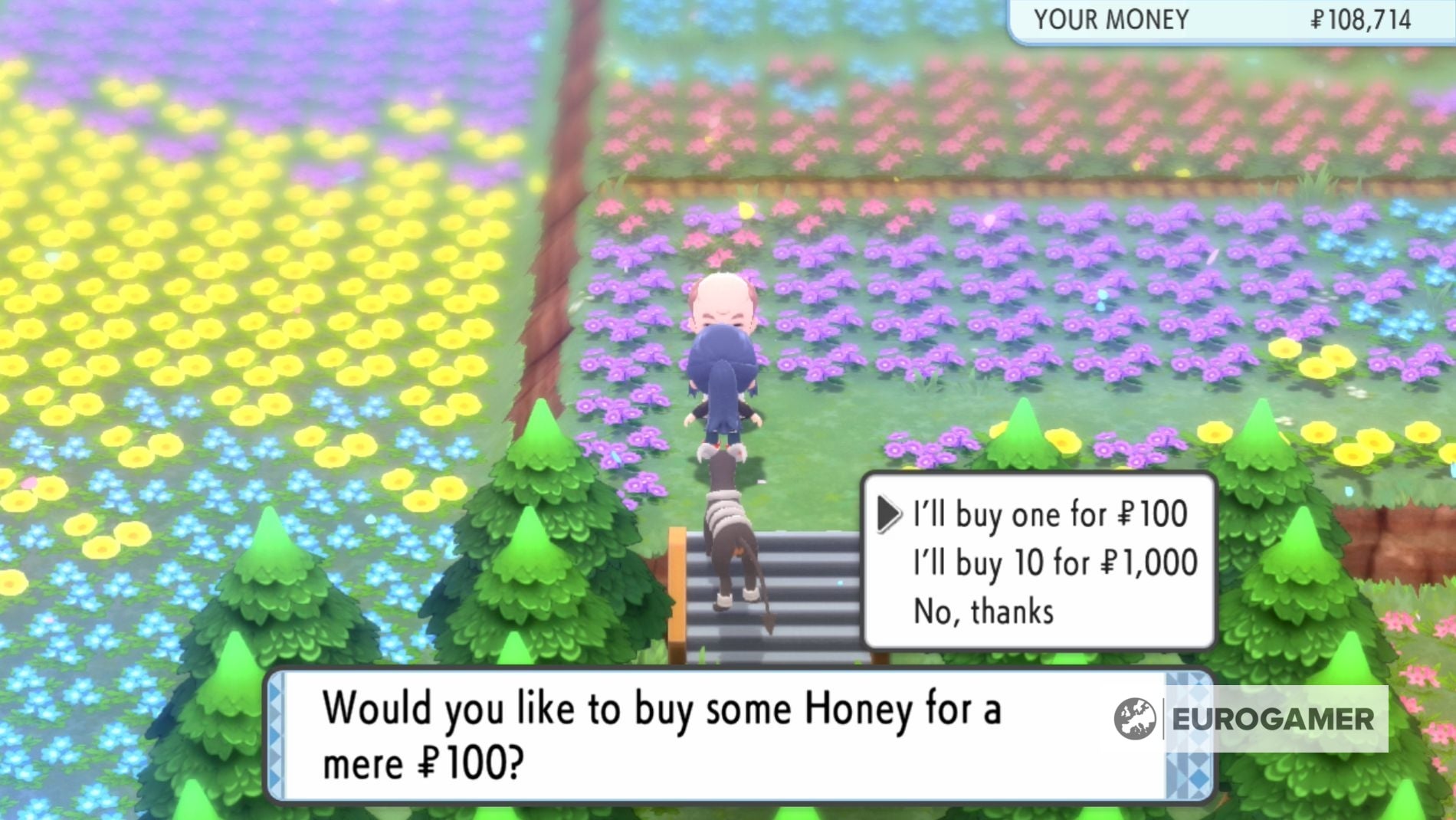 Honey tree Pokémon spawn list and wait time in Pokémon Brilliant ...