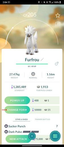 Pokémon Go - Furfrou forms: How to get Furfrou and change Furfrou's ...