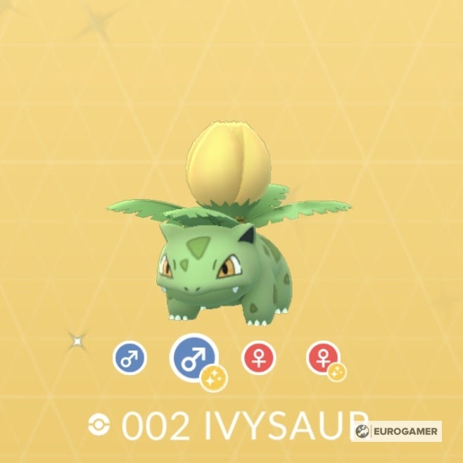 Shiny Bulbasaur, evolution chart, 100% perfect IV stats and Venusaur ...