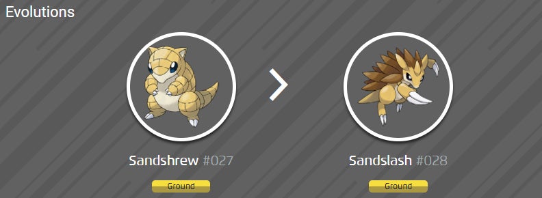 Shiny Sandshrew, evolution chart, 100% perfect IV stats and Sandslash ...