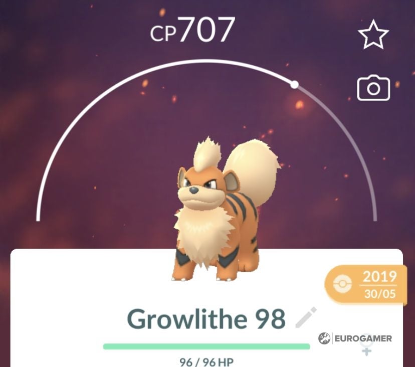 Growlithe 100% perfect IV stats, shiny Growlithe in Pokémon Go ...