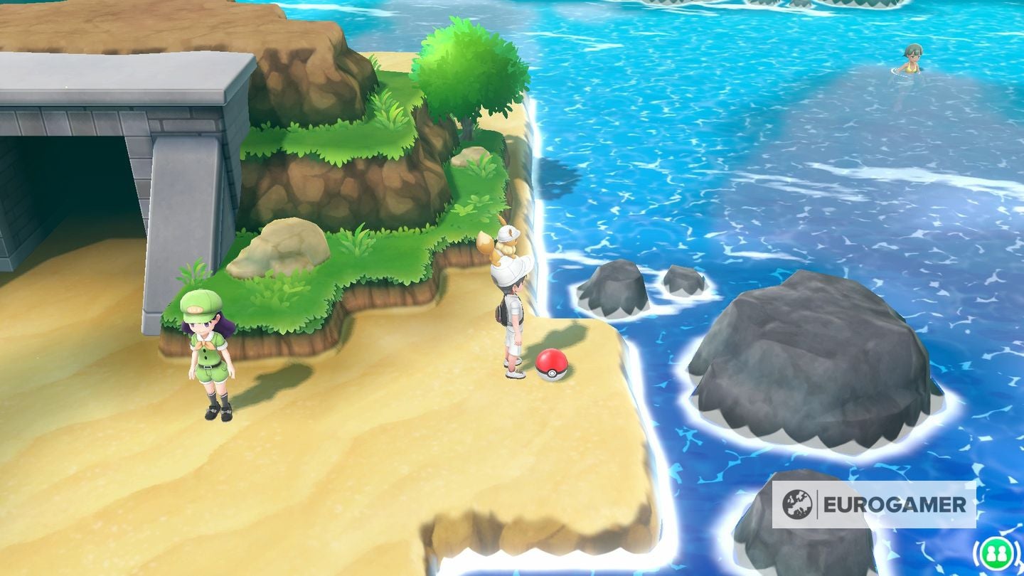Pokémon Let's Go Route 20 east and Route 20 west - available Pokémon ...