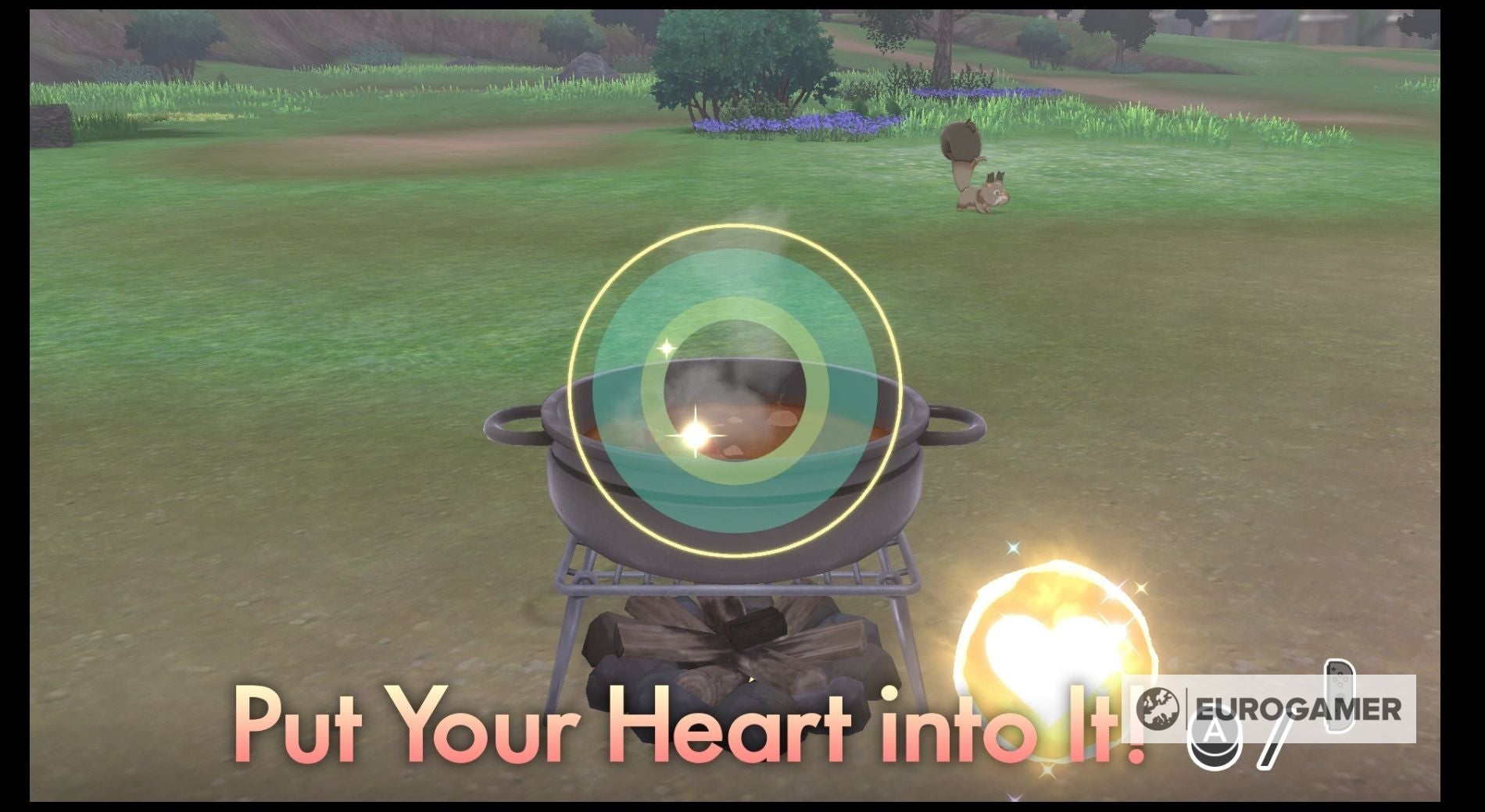 Pokémon Sword e Shield - Pokémon Camp - Como cozinhar e brincar com ...