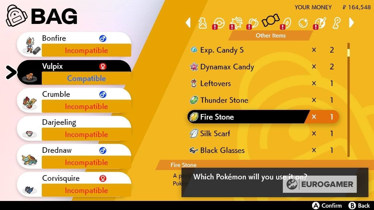 Pokémon Sword and Shield Evolution Stones explained -which Pokémon ...