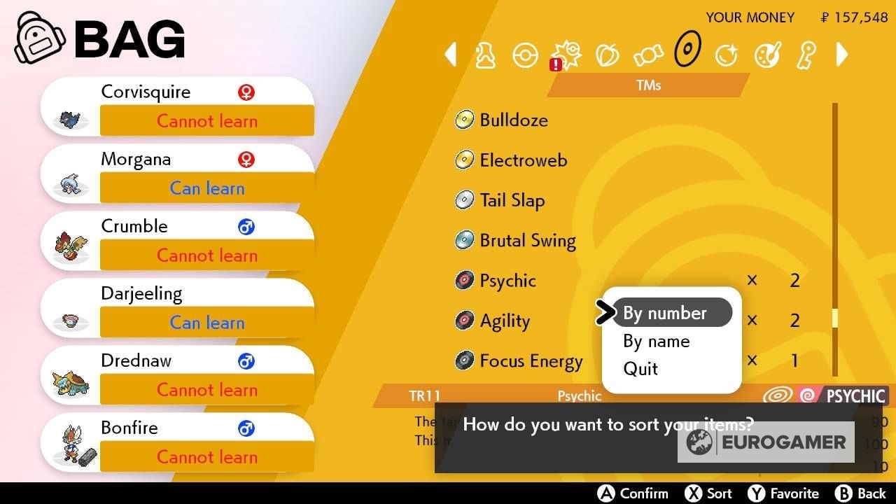Pokémon Sword and Shield TR List and how to get TRs explained ...