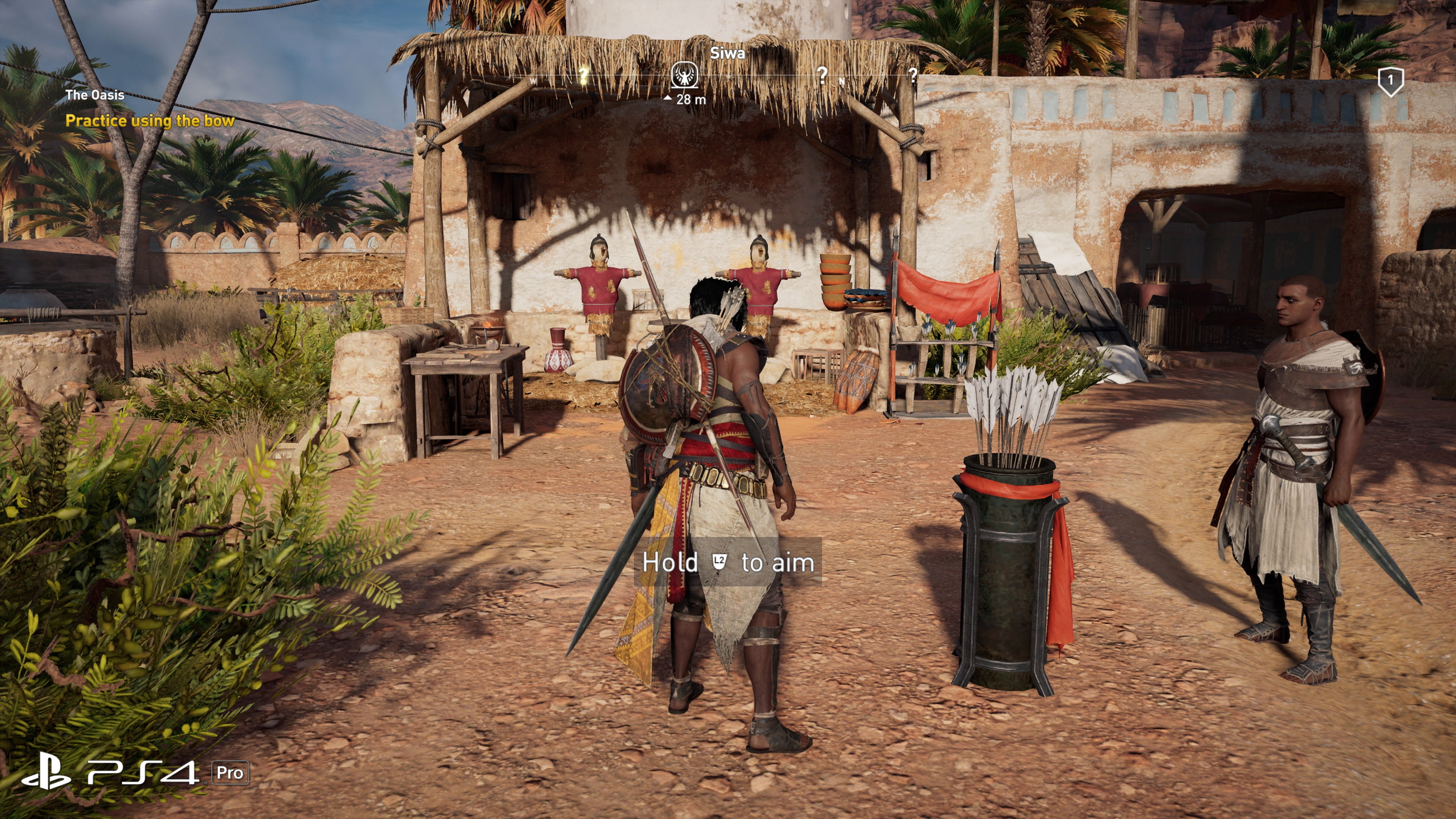 How does Assassin s Creed Origins on Pro improve over base PS4 Eurogamer
