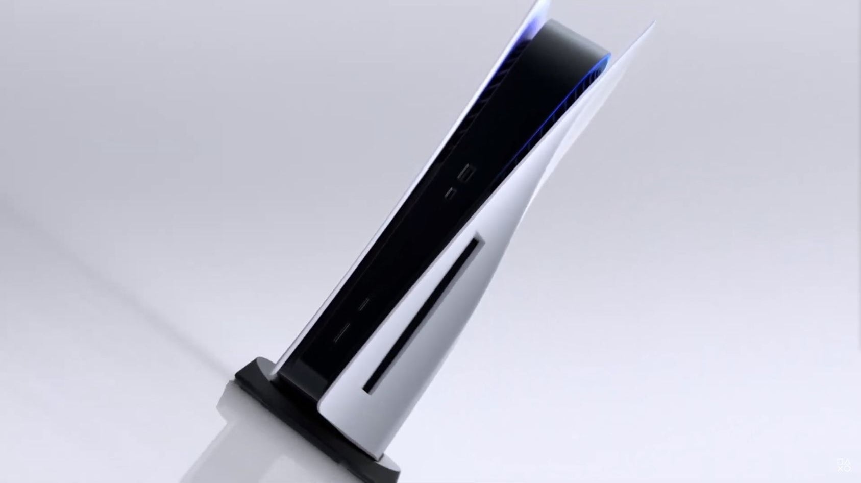 PlayStation 5 console design, including PS5 Digital Edition, ports, and ...