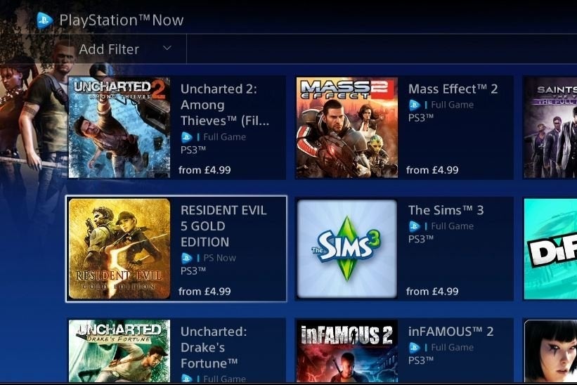 PS Now UK beta rental prices are pretty high | Eurogamer.net