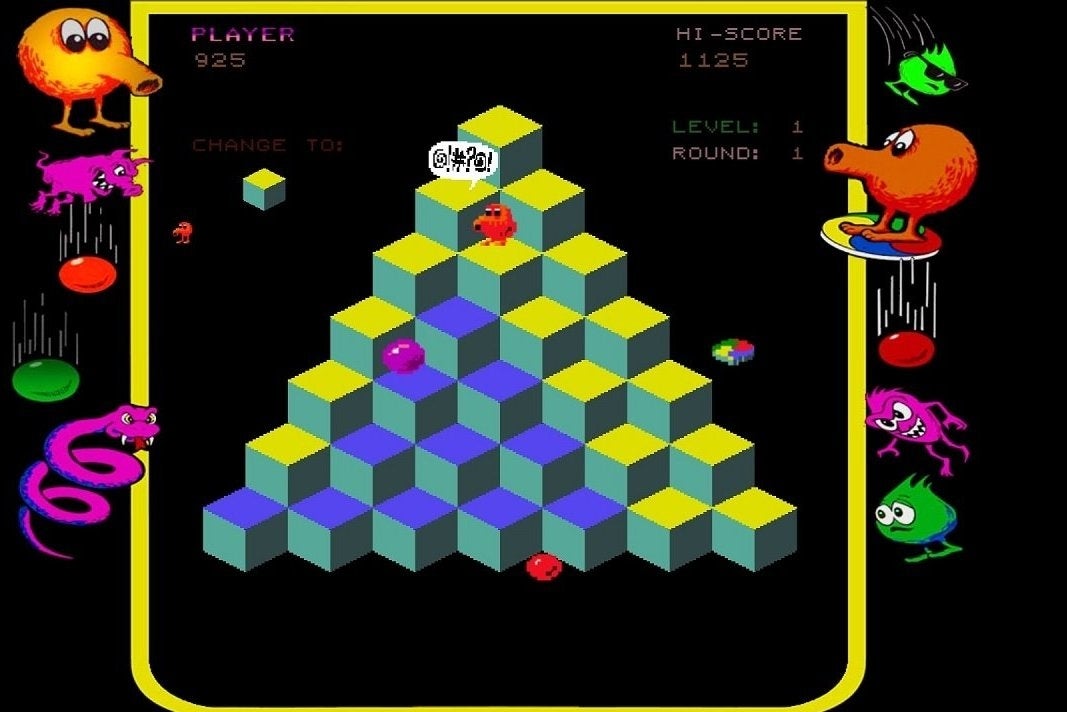 Qbert Characters Pixels Q*bert Rebooted Review | GodisaGeek.com