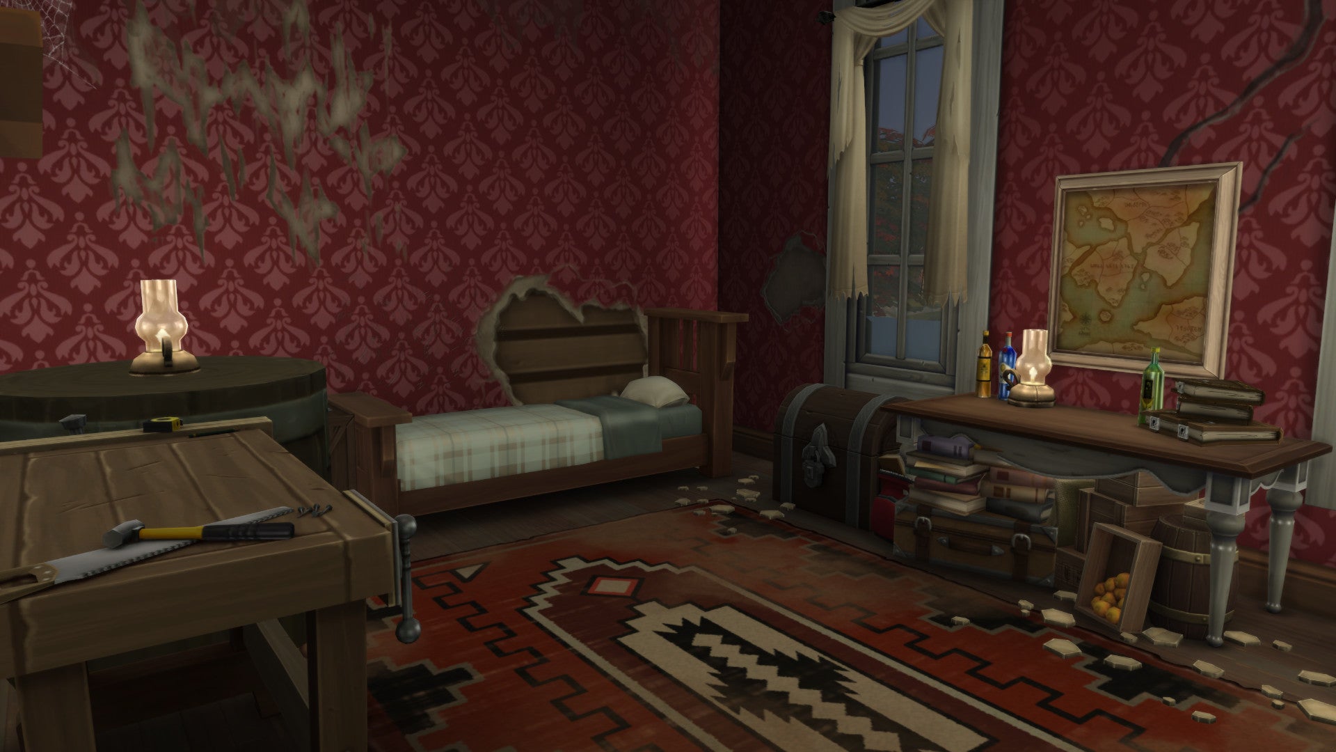 Red Dead Redemption 2 - siedziba gangu Dutcha odtworzona w The Sims 4 ...