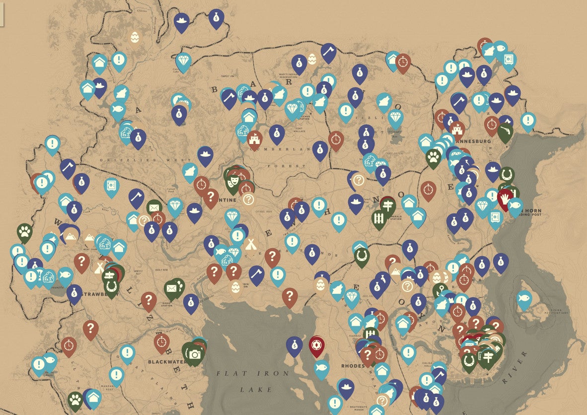 Red Dead Redemption 2 z interaktywną mapą w przeglądarce | Eurogamer.pl