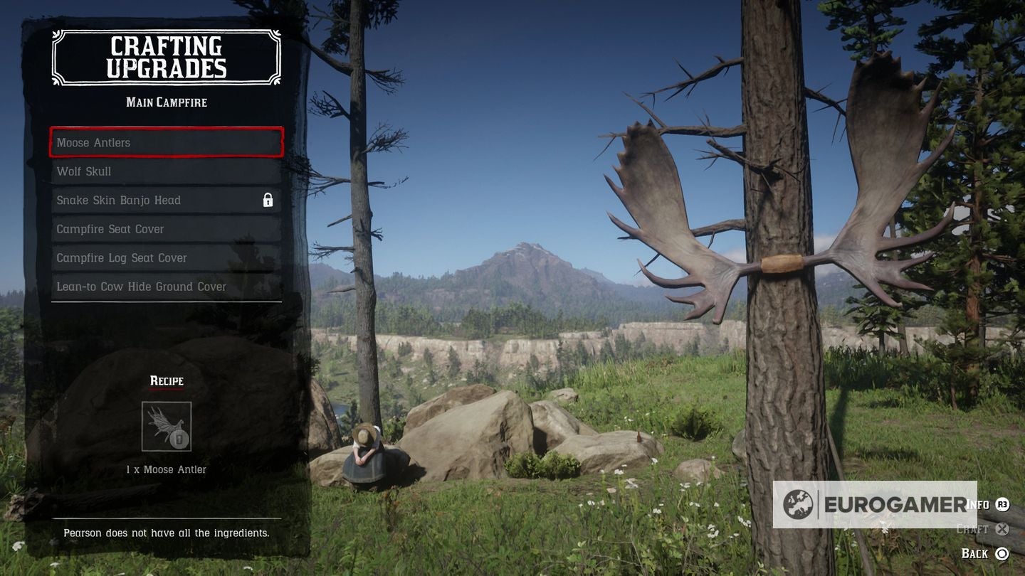 Red Dead Redemption 2 camp upgrades list, how to get Leather Working ...