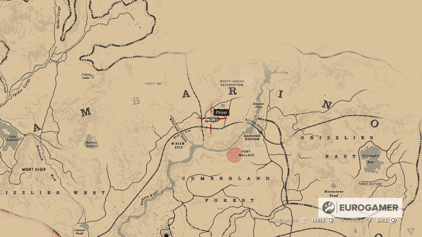 Red Dead Redemption 2 Jack Hall Gang Treasure Map locations | Eurogamer.net