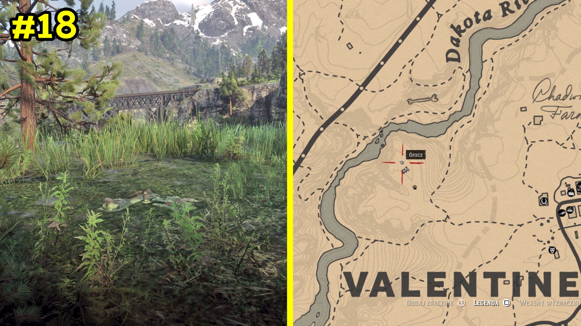 Red Dead Redemption 2 - kości dinozaurów (mapa): misja Próba wiary ...