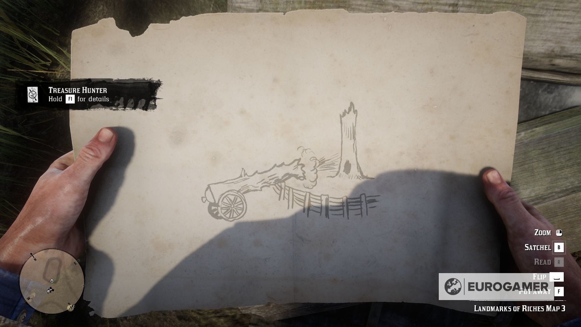 Red Dead Redemption 2 Landmarks of Riches Treasure Map locations ...